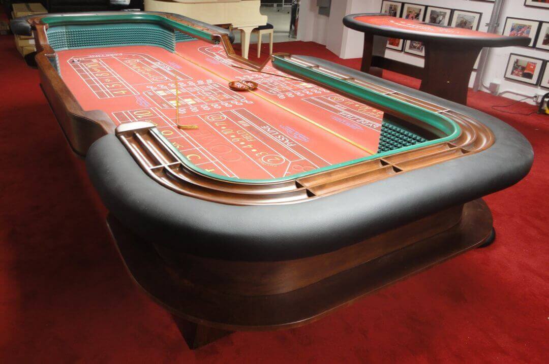 12′ Casino Style Craps Table - Custom Manufacture of Table Games