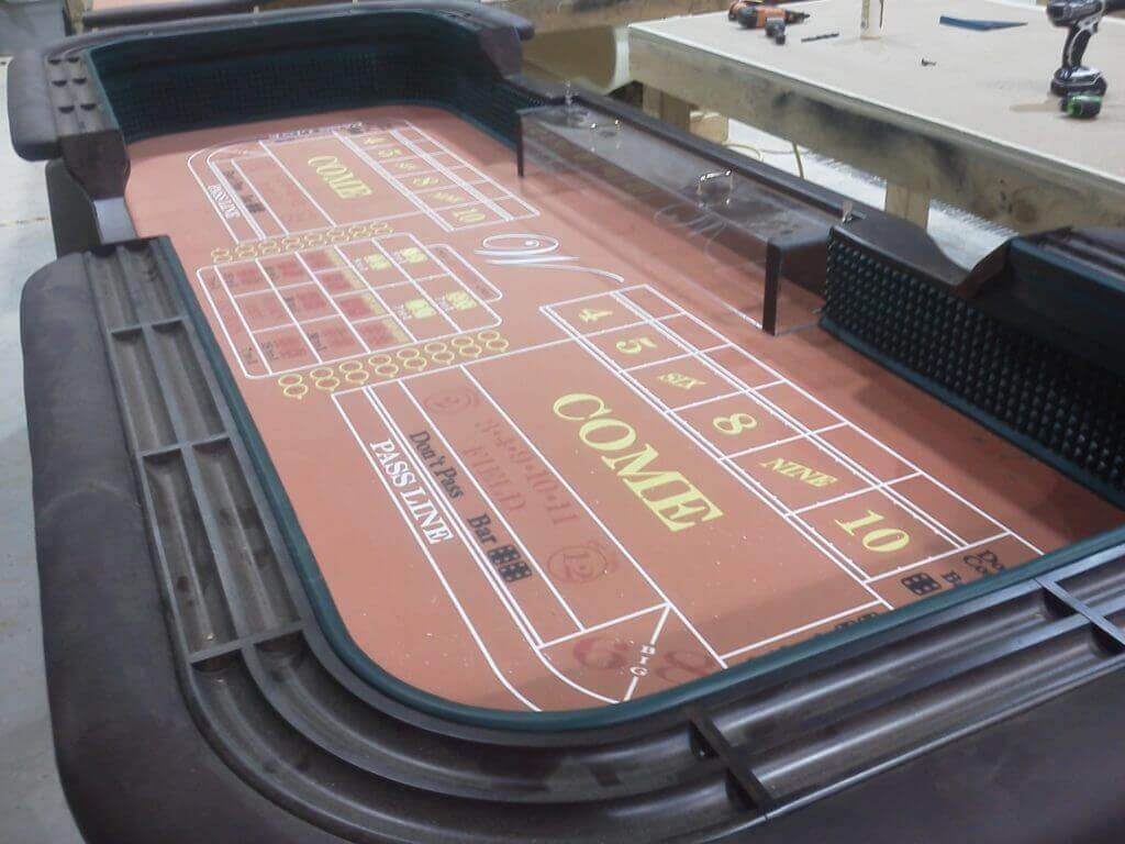 12′ Casino Style Craps Table - Custom Manufacture of Table Games