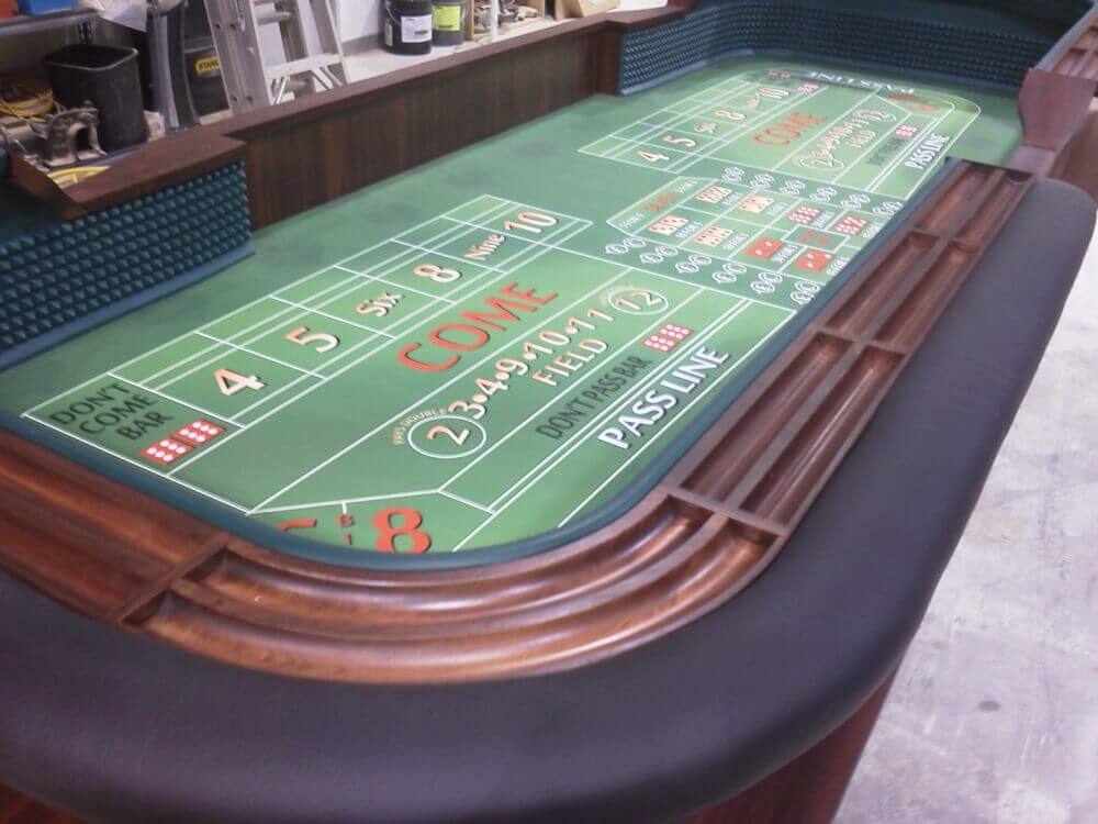12 Casino Style Craps Table Custom Manufacture Of Table Games