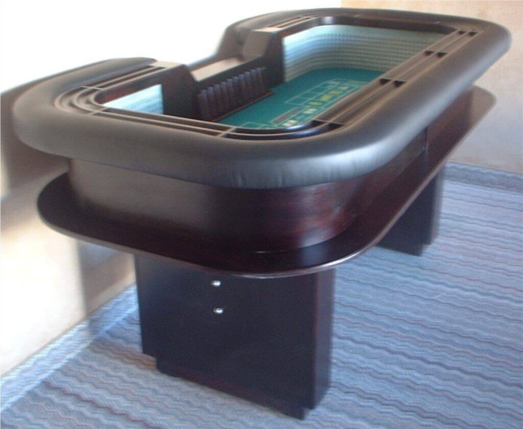 6′ Party Style Craps Table - Custom Manufacture of Table Games