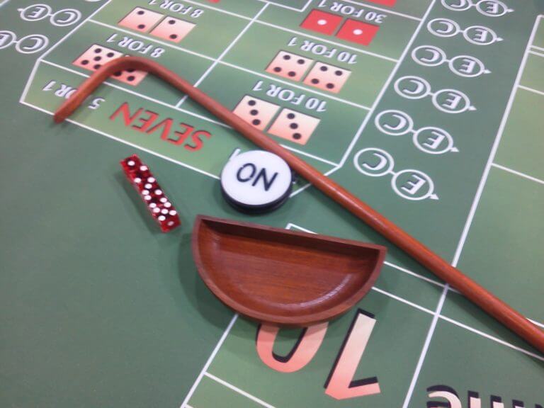 6′ Party Style Craps Table - Custom Manufacture of Table Games