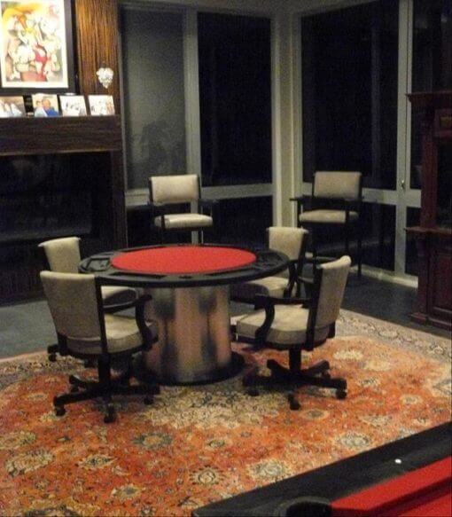 Poker Table and Matching Viper Pool Table | Custom Manufacture of Table ...