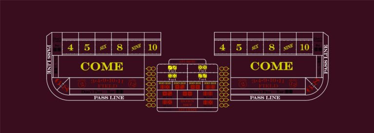 6′ Party Style Craps Table - Custom Manufacture of Table Games