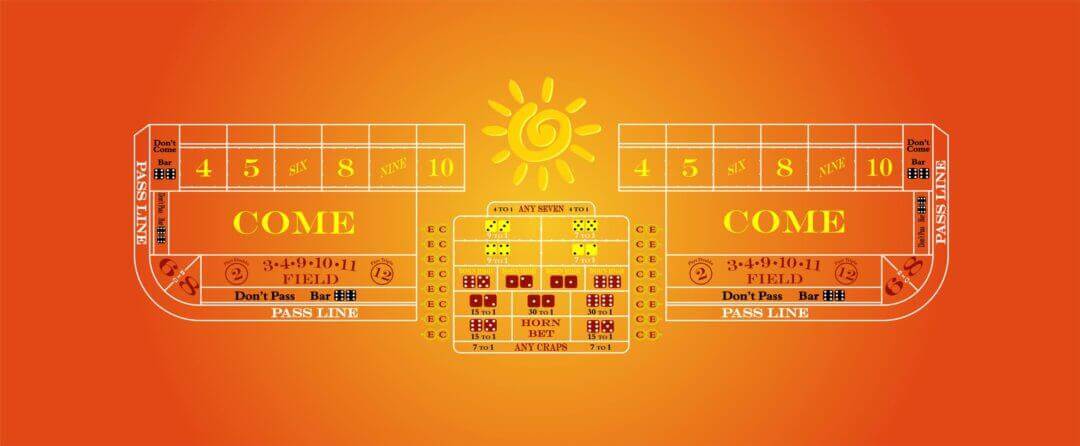 6′ Party Style Craps Table - Custom Manufacture of Table Games