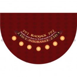 Blackjack Layout Felt - Custom Manufacture of Table Games